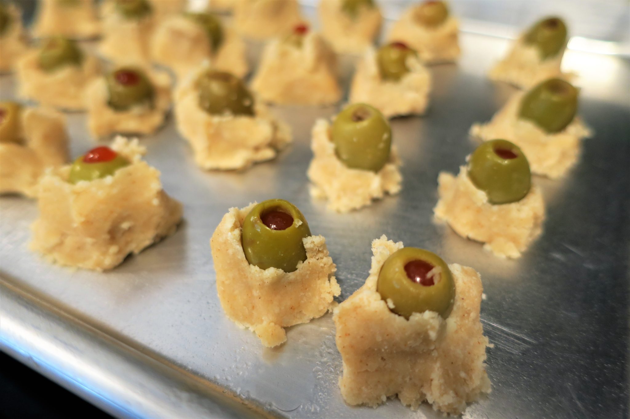 Olive and Parmesan Cheese Puffs - Left Coast Crafted